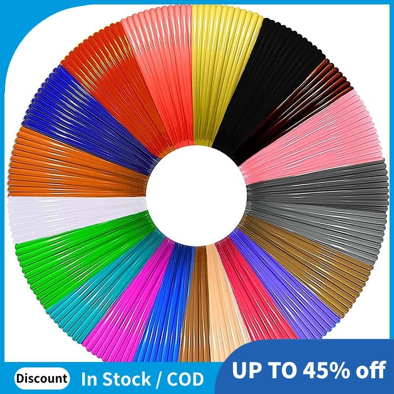 3D Pen Filament PLA Refills 20 Colors, 16 Ft Per Color Total 320 Ft 1 ...