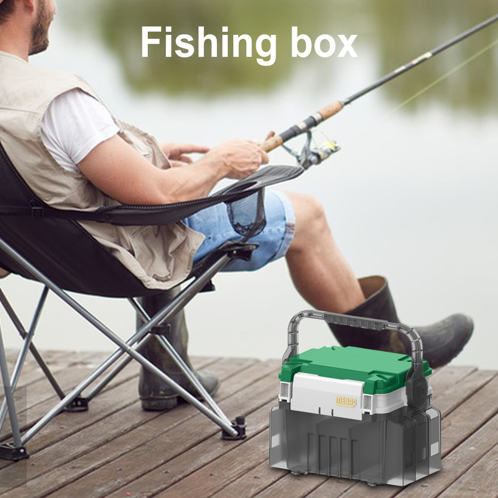 Stok Klang MEBAO MB-705 Fishing Tackle Box Double Layer Large Capacity ...