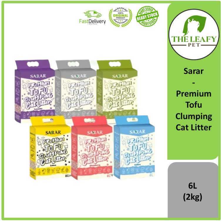 Sarar Premium Tofu Cat Litter - 6L ( 2kg ) | Shopee Malaysia
