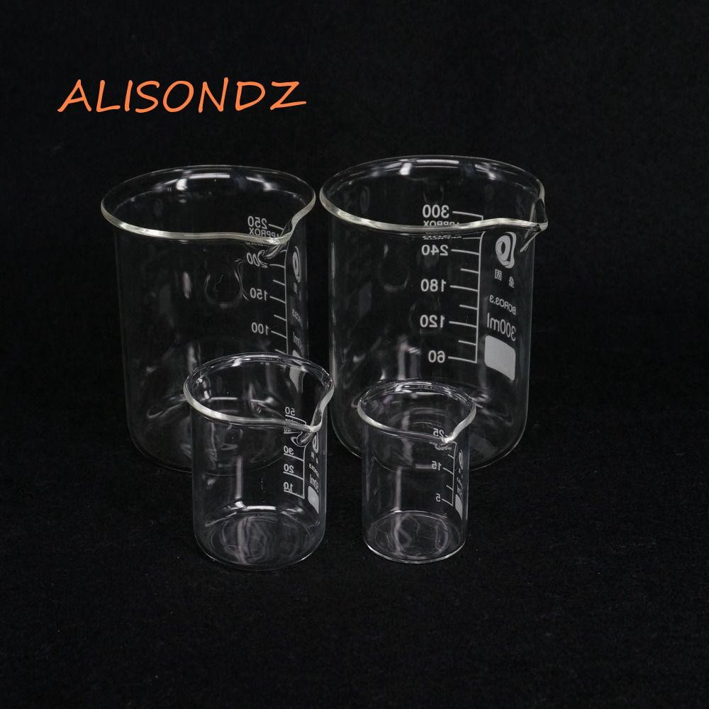ALISONDZ Glass Low Form Beakers, Heavy Thicken Lipstick Heating Beaker ...