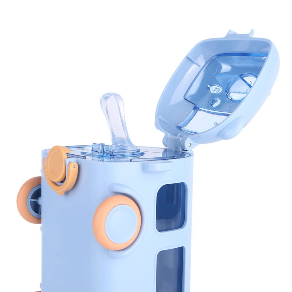 500ML Bus Shape Water Jug Toy with Movable Wheels & Strap for Home ...