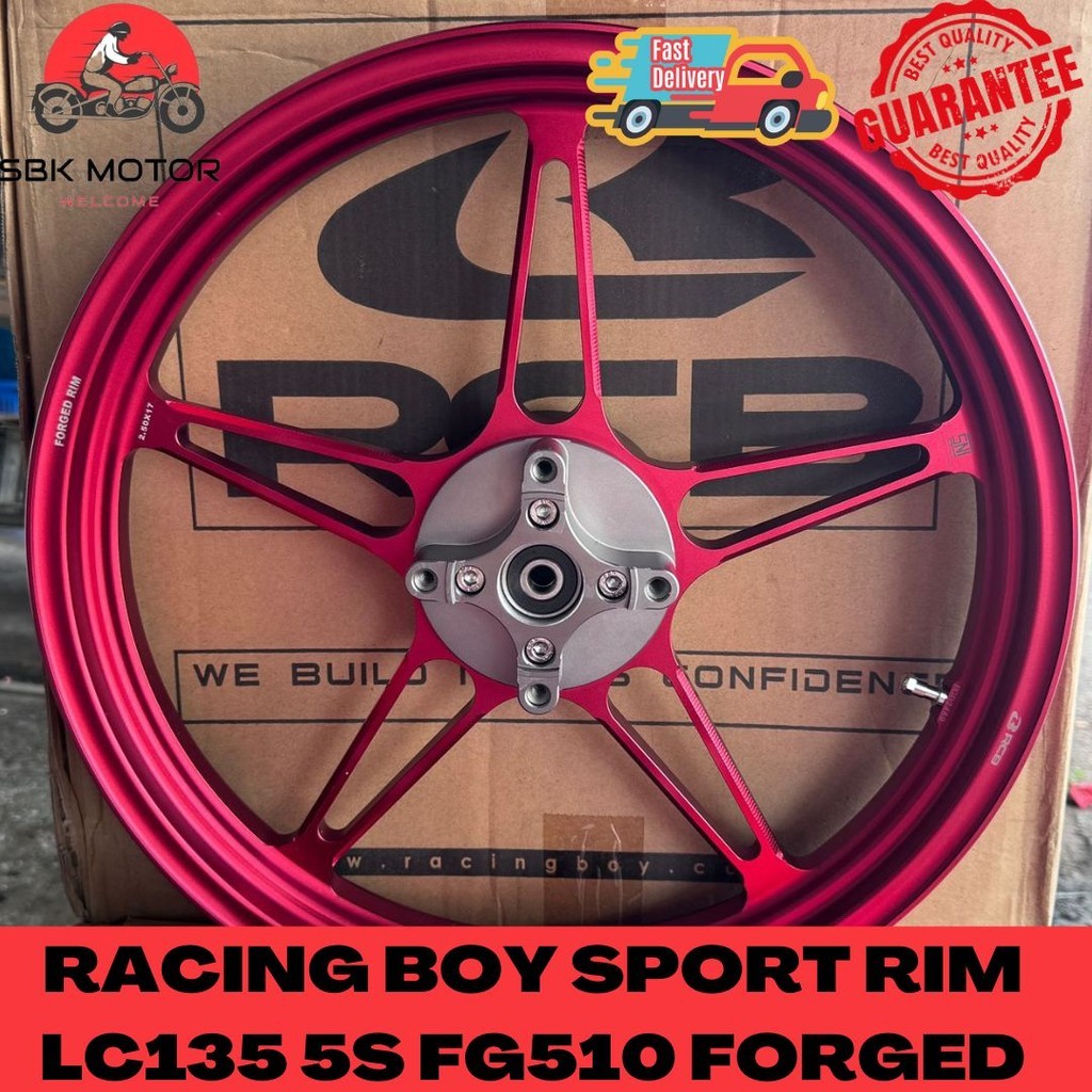 RCB FG510 FORGED RIM 100% LIMITED EDITON LC5S Y125ZR LC135 V8 Y15 Y16 ...