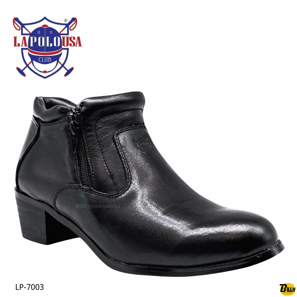LA POLO CLUB Brand Ladies Comfort Leather Zipper Formal Shoes ( LP-7003 ...