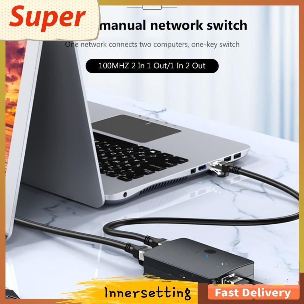 [innersetting.my] 2 Ports 100M RJ45 Network Switch LAN Ethernet ...