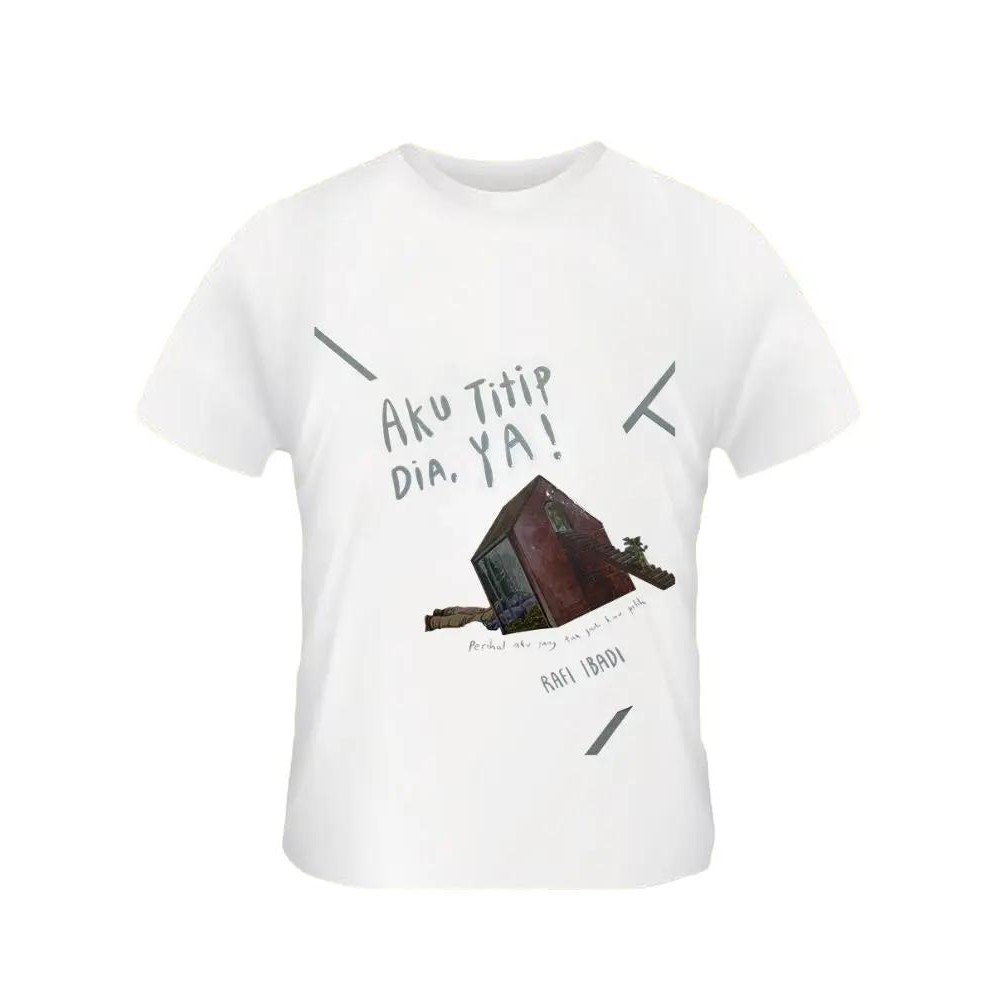 RAFI IBADI（New products in 2024）AKu Titip Dia,YA Pure cotton t-shirt ...