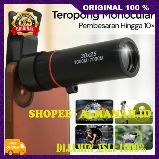 Original Monocular Scope Single Zoomable Binoculars Mini Waterproof ...