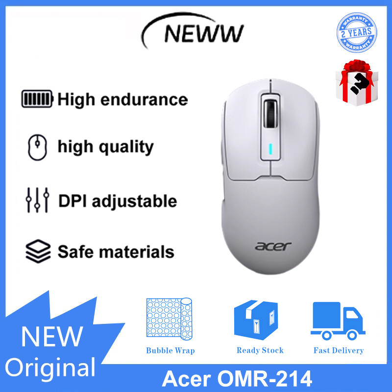 Acer OMR-214 wireless three mode game mouse lightweight and long life ...