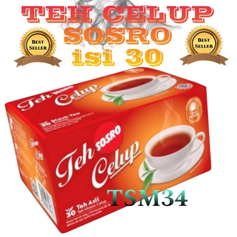 Sosro tea bags contain 30 Sosro tea contains 30 pcs | Shopee Malaysia