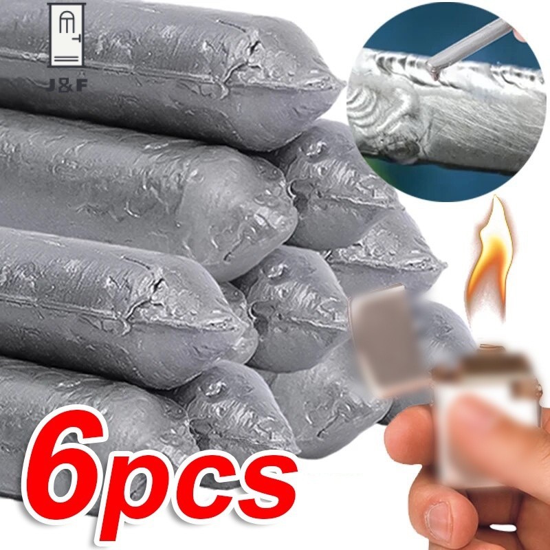 J&F 6pcs Easy Melt Low Temperature Welding Rods Melt Copper Iron ...