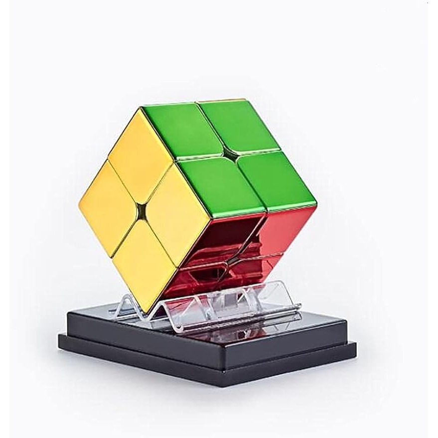 Cyclone Boys 2x2 Magnetic Speed Cube Stickerless Mirror Reflective Cube ...
