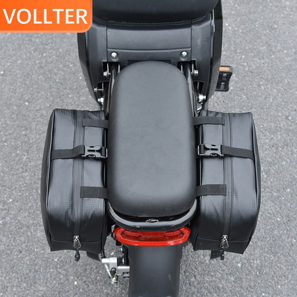 1/2 Side Bag Outdoor Motorcycle Riding Rear Seat Backpack Waterproof ...