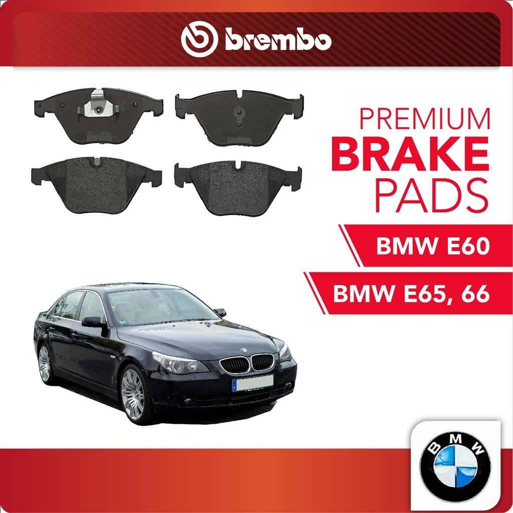 BREMBO Front Brake Pads (1 set) For BMW E60 520i, BMW E65,66 730i730d ...