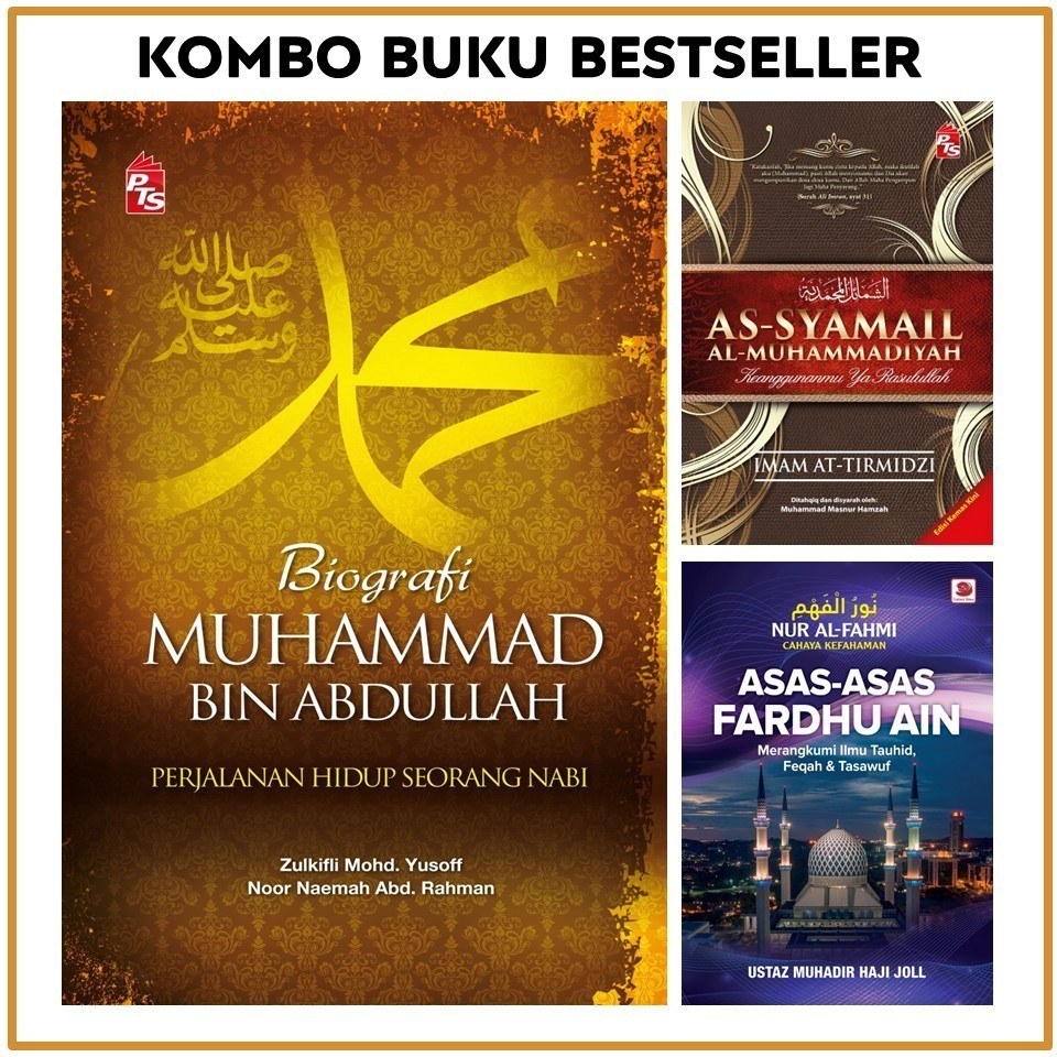 KOMBO BUKU BESTSELLER : BIOGRAFI MUHAMMAD BIN ABDULLAH | AS-SYAMAIL ...