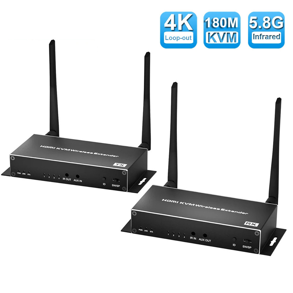 Wireless HDMI Sender Audio Video Transmitter and Receiver HDMI KVM ...