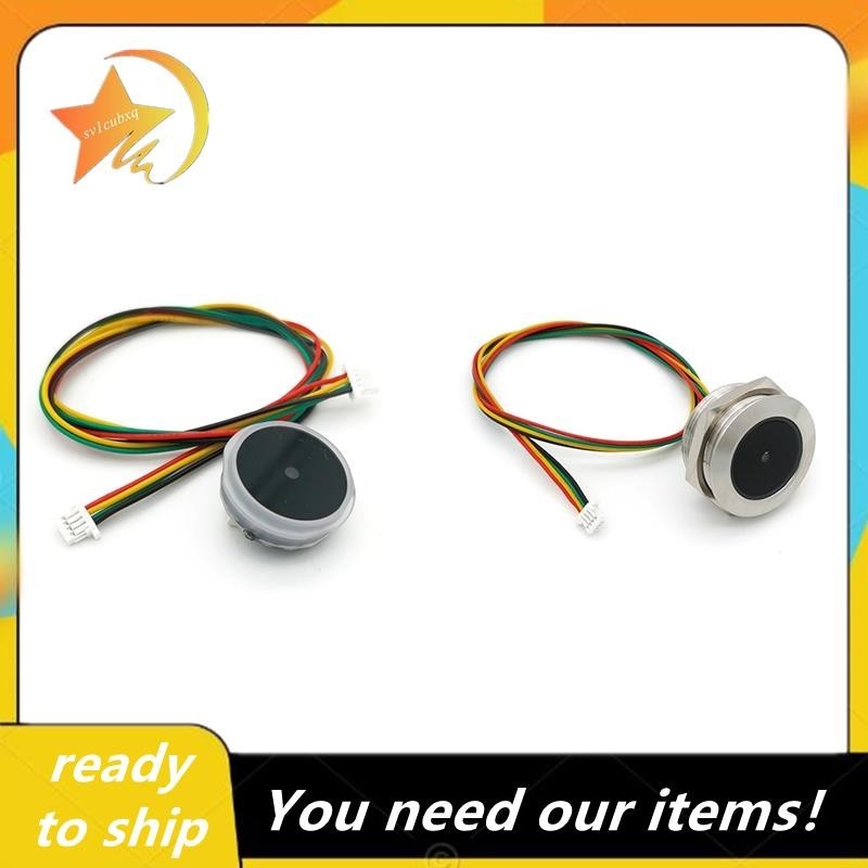 [7-Hi] Stainless Steel LED Control Ring Indicator Light UART Interface 1D/2D Bar Code QR Code ...