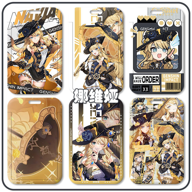 Yuanshen Navia Card Holder Student Campus Card Meal Card Bus Metro Card ...