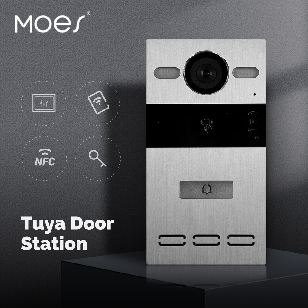MOES Tuya Access Control System Door Station Intercom Unlock Door ...