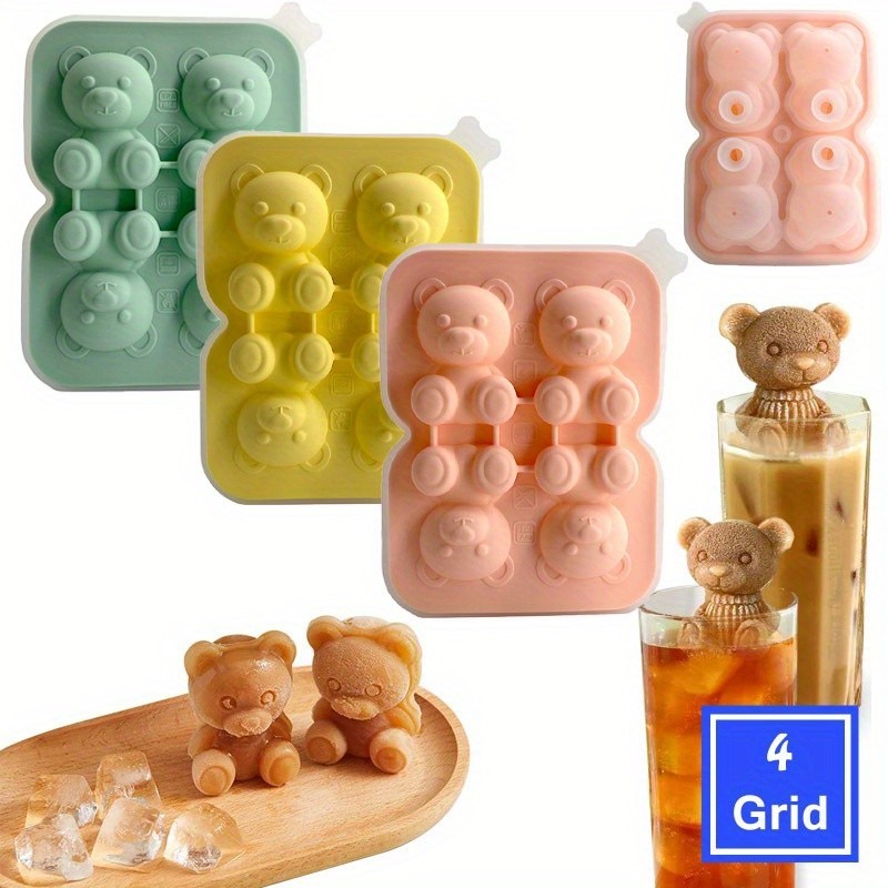 Cute Ice Cube Making Mold Splash-proof And Easy To Fall Off, For ...