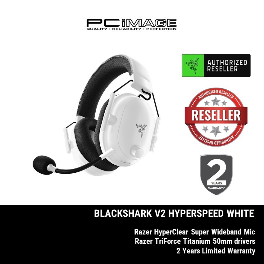 Razer BLACKSHARK V2 HYPERSPEED GAMING WIRELESS HEADSET - White Edition | Shopee Malaysia