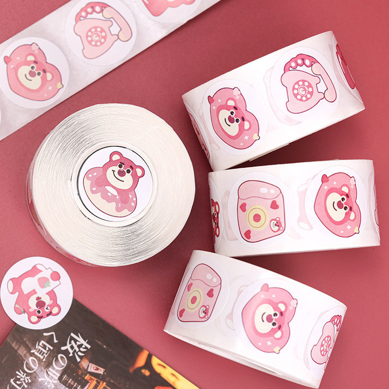 500pcs/roll Sticker Sealing Sticker Rolling Sticker Label 500 Sheets ...
