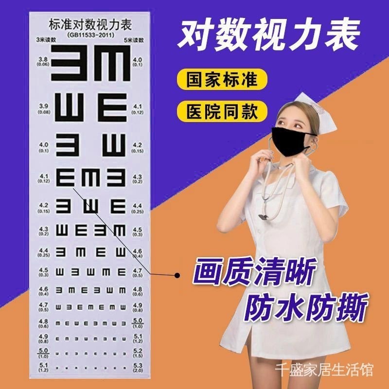 (Ready stock) visual acuity chart-vision visual test chart vision test ...