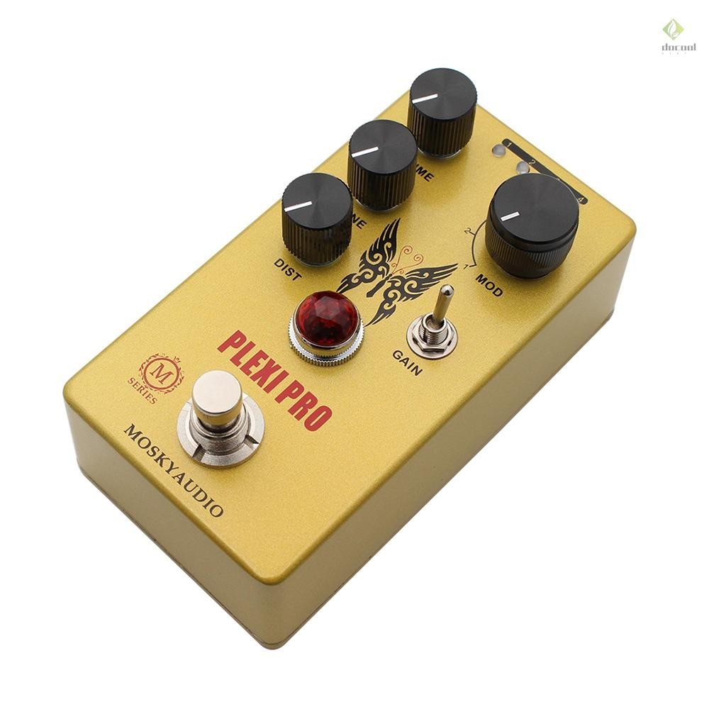MOSKYAUDIO Guitar Distortion Pedal Electric Guitar Effects Pedal Volume ...