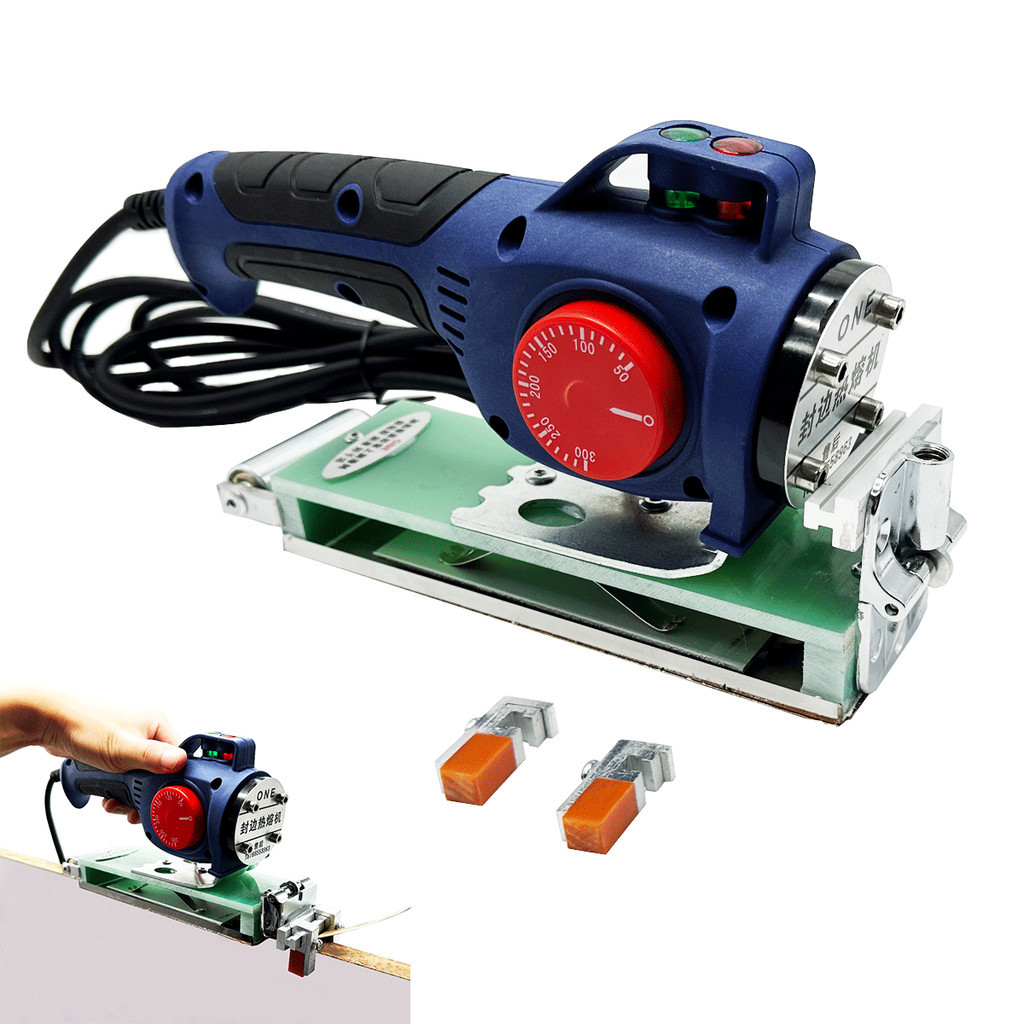 Portable Edge Banding Machine Adjustable Temperature Wood PVC Manual ...