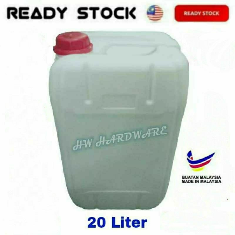 20 Liter PVC Plastic Jerrycan Fuel Water Tank / Tong Minyak 20L / PVC ...
