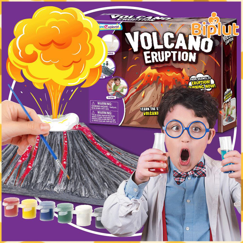 BIPLUT 1Set Volcanic Eruption Model Eco-friendly Stimulate Learning ...