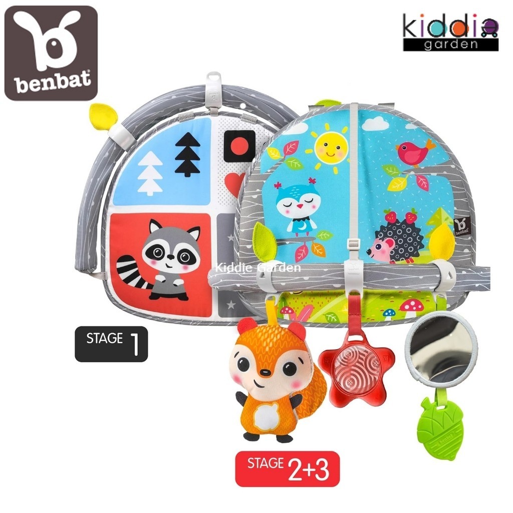 Benbat Car Seat Toys for Babies / Double Sided Rear Facing Carseat Toy ...