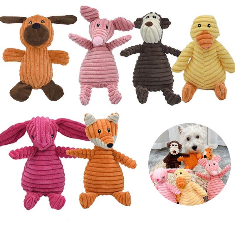 Pet Toys Cat Dog Squeaky Plush Toys Pets Interactive Toy Pet Dogs Doll ...