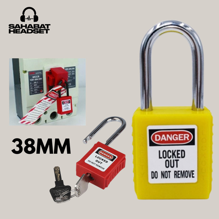 MERAH Safety Equipment Loto Padlock 38mm Red And Kuing | Shopee Malaysia