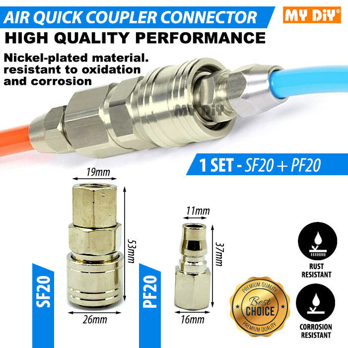 Air Compressor Hose Air Quick Coupler Connector Air Hose Fitting ...