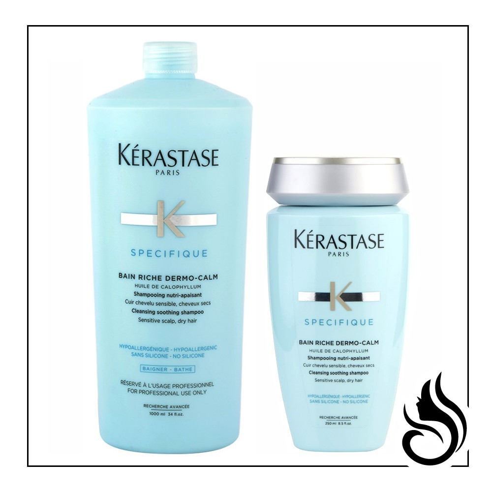 Kerastase Specifique Bain Riche Dermo-Calm Shampoo (250ml/1000ml ...
