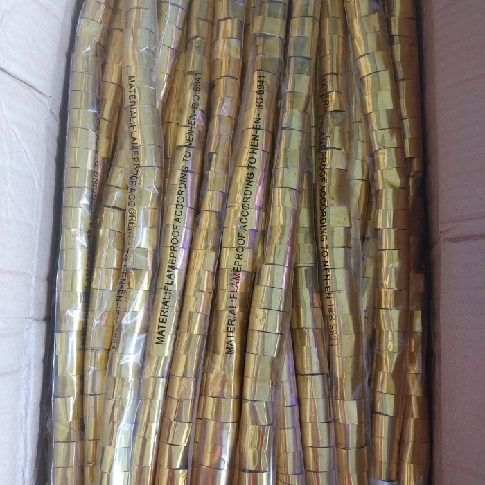Metallic Gold Confetti Streamer Paper | Shopee Malaysia
