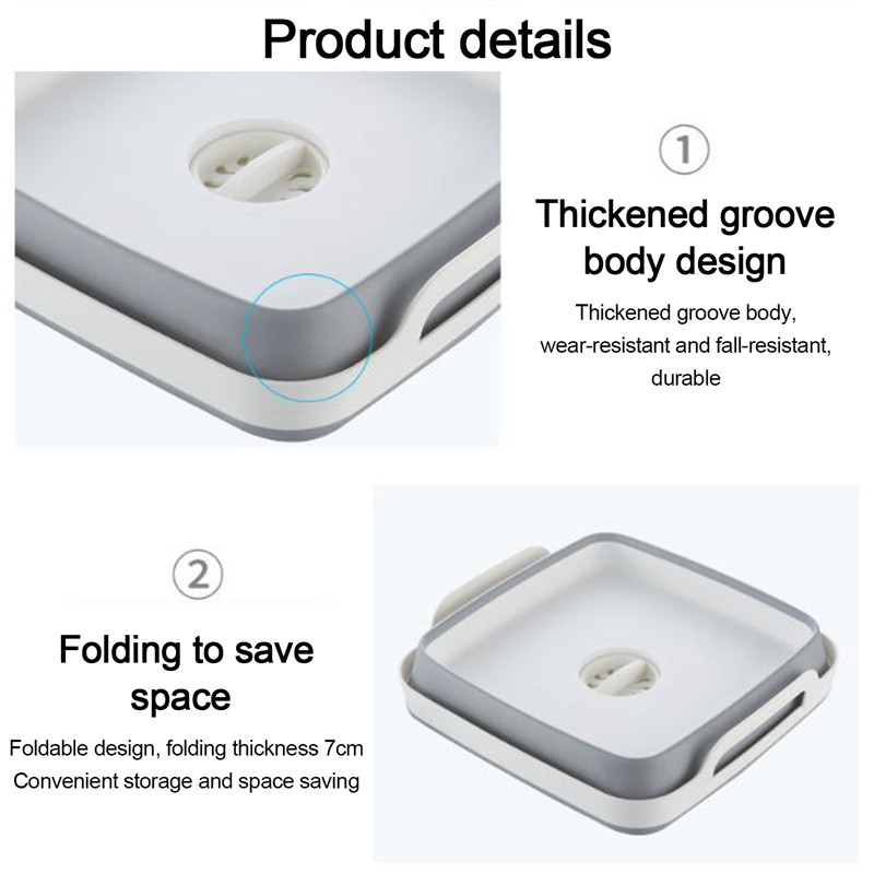 Multipurpose Foldable Collapsible Washbasin Lightweight Portable Basin ...