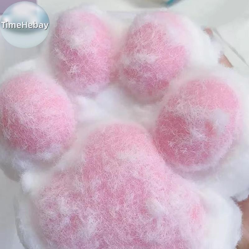 TimeHebay Cute Ultra-large Kawaii Plush 12cm Cat Paw With Flocking ...