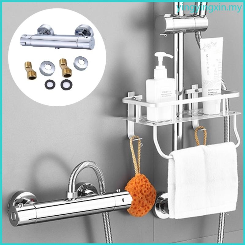 YIN Thermostatic Shower Faucet Mixer Valves with Safety Button ...