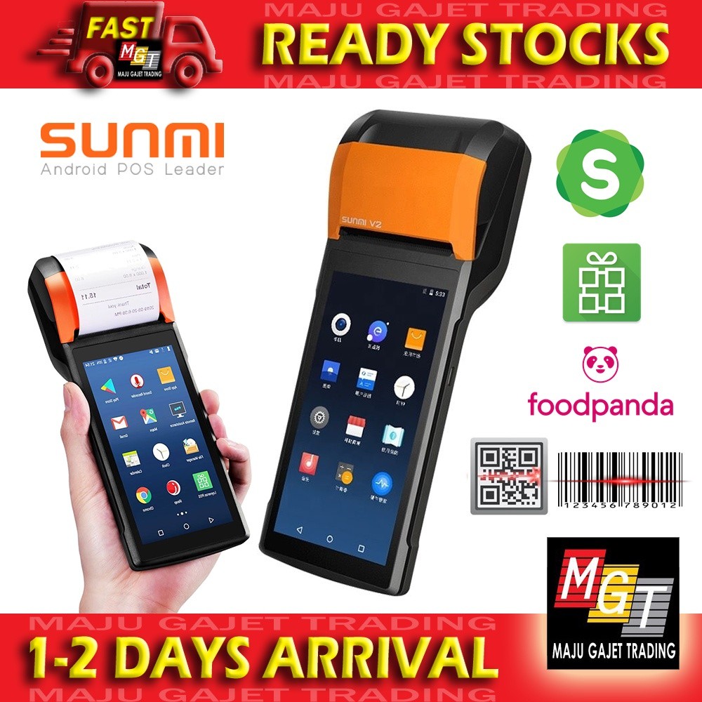 【In Stock】Original SUNMI V2 Printer Receipt Printer Thermal PDA ...