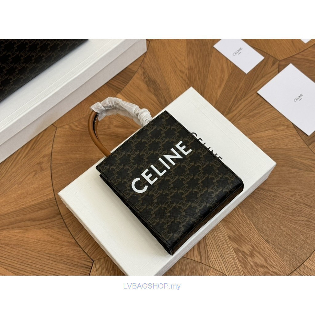 Celine _ beg Box Size 7 * 2cm Mini Shopping Bag Cowhide ️ Resistant ...