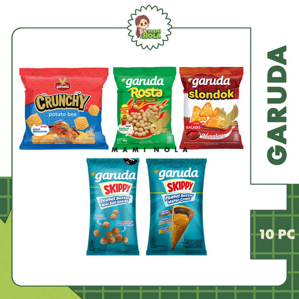 Garuda Food Snacks - Garuda Skippy | Garuda Cruncy | Garuda Slondok ...