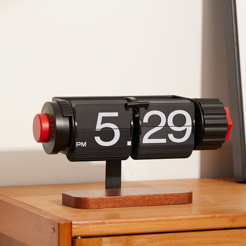 Creative Mechanical Alarm Clock Clock with Gear Rotating Automatic Page ...