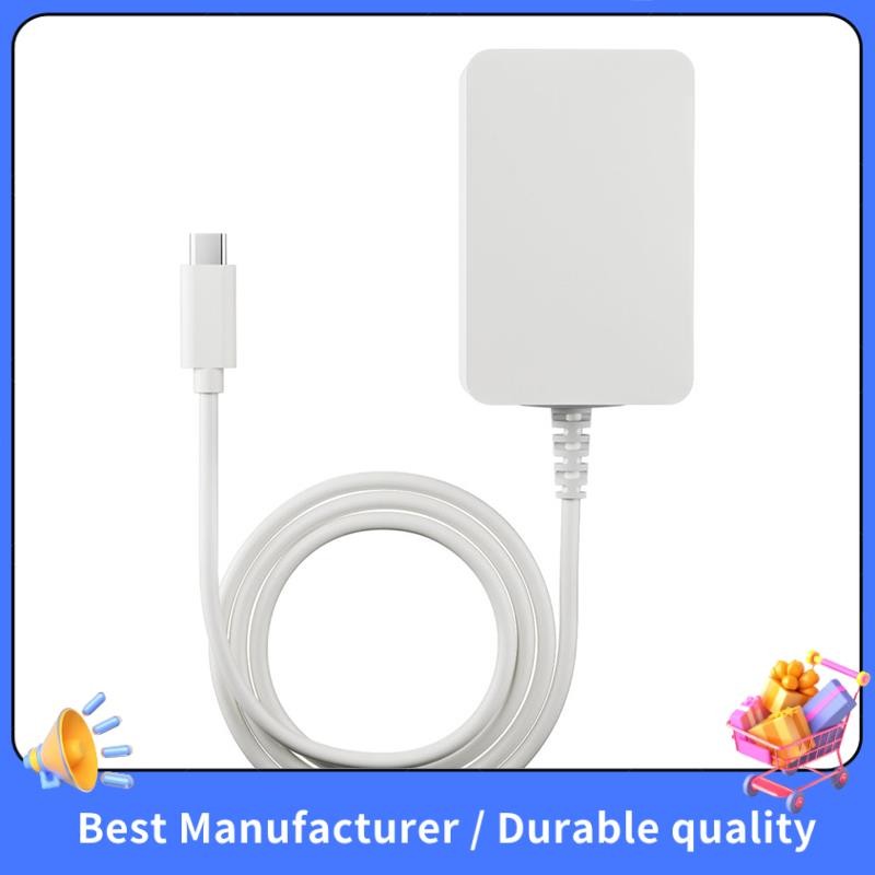 【NEW】5V 3A USB-C Power Adapter for Sound Clock Alarmo 15W Power US Plug ...