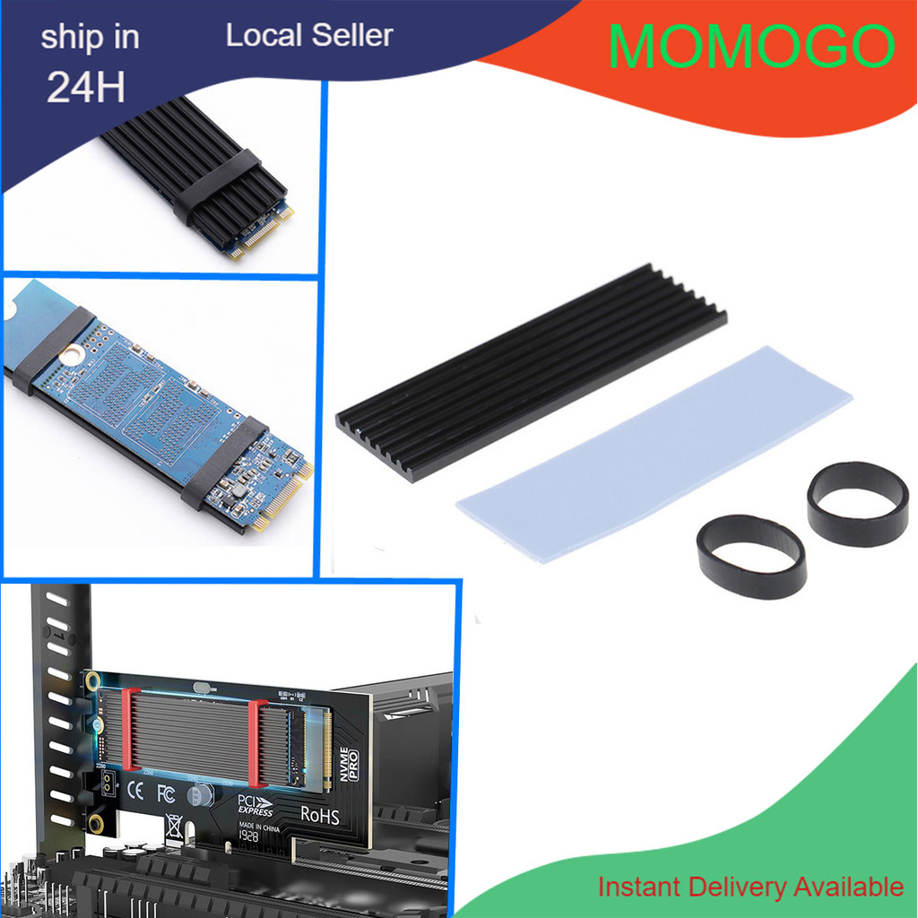 M 2 HeatSink Ultra Thin Copper Cooling Thermal Pad 2280 SSD Solid State ...