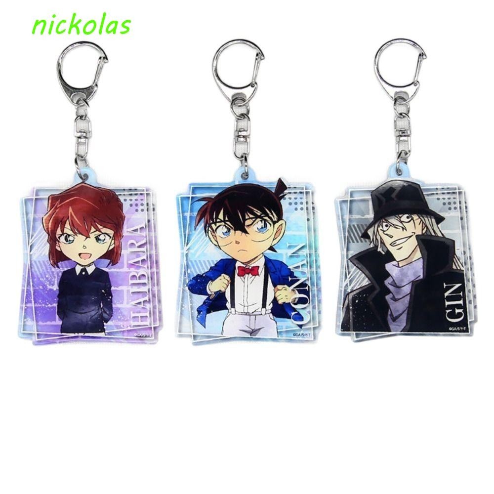 NICKOLAS Conan Figurine Keyring, Anime Conan Conan Keychain, Animation ...