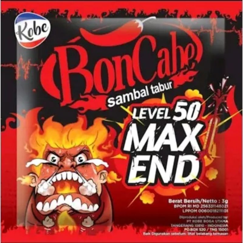 Boncabe Level 50 Max End Sachet 3gr | Shopee Malaysia
