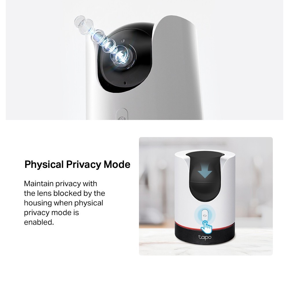 TP-link Tapo C225 4MP 2K QHD Smart AI Pan Tilt AI Home 360 Security Surveillance Wireless Wi-Fi ...