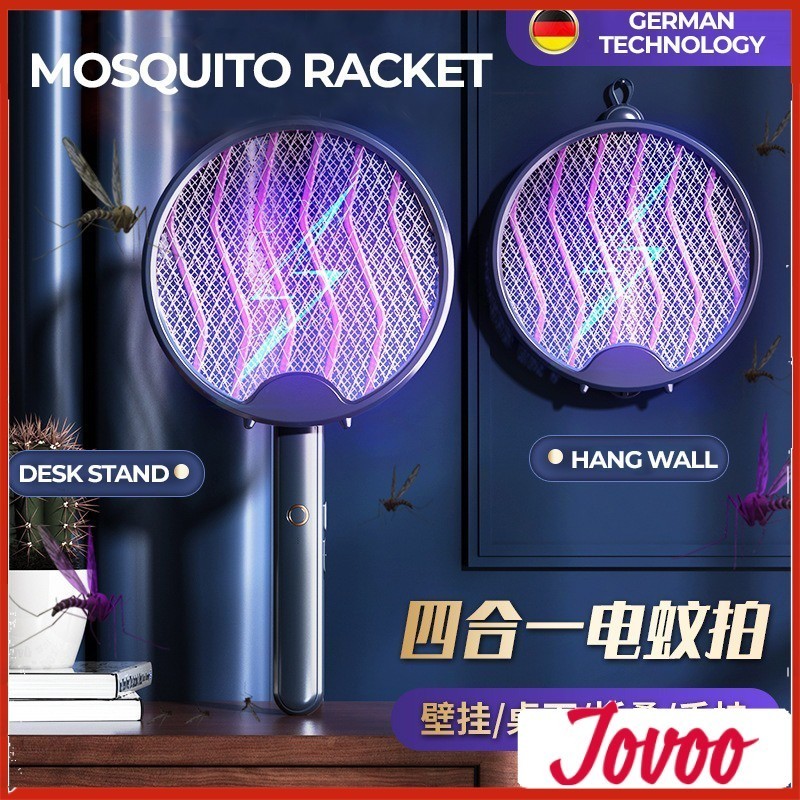 Electric Mosquito Racket, Foldable Electric Mosquito Swatter LED ...