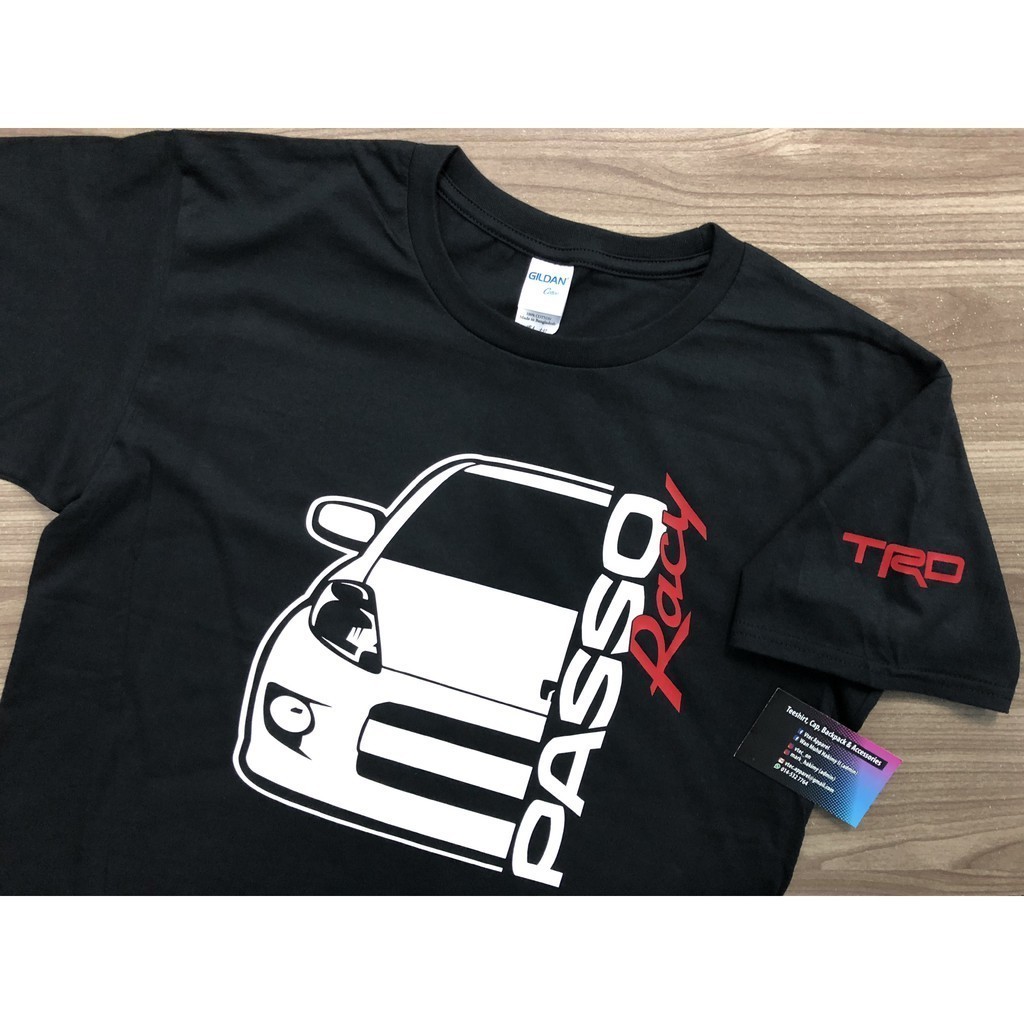 Toyota Passo Racy FRONT (Black Tshirt) | Shopee Malaysia