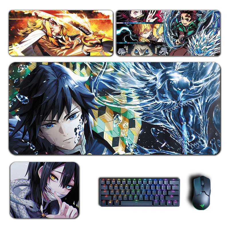 Anime Demon Slayer Mouse Pad Xxl Kyoujurou Giyuu Nezuko Tanjirou ...